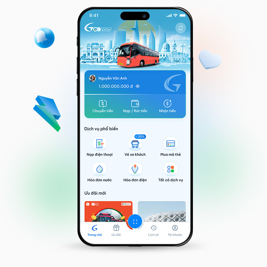 GooPay - Ví điện tử ngành vận tải