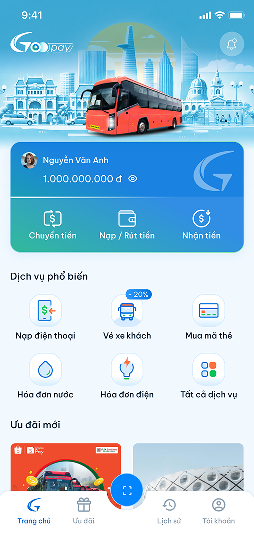 GooPay - Ví điện tử ngành vận tải